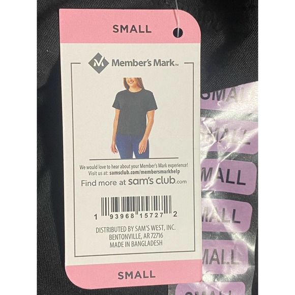 Member's Mark | Tops | Members Mark Womens Essential Short Sleeve ...